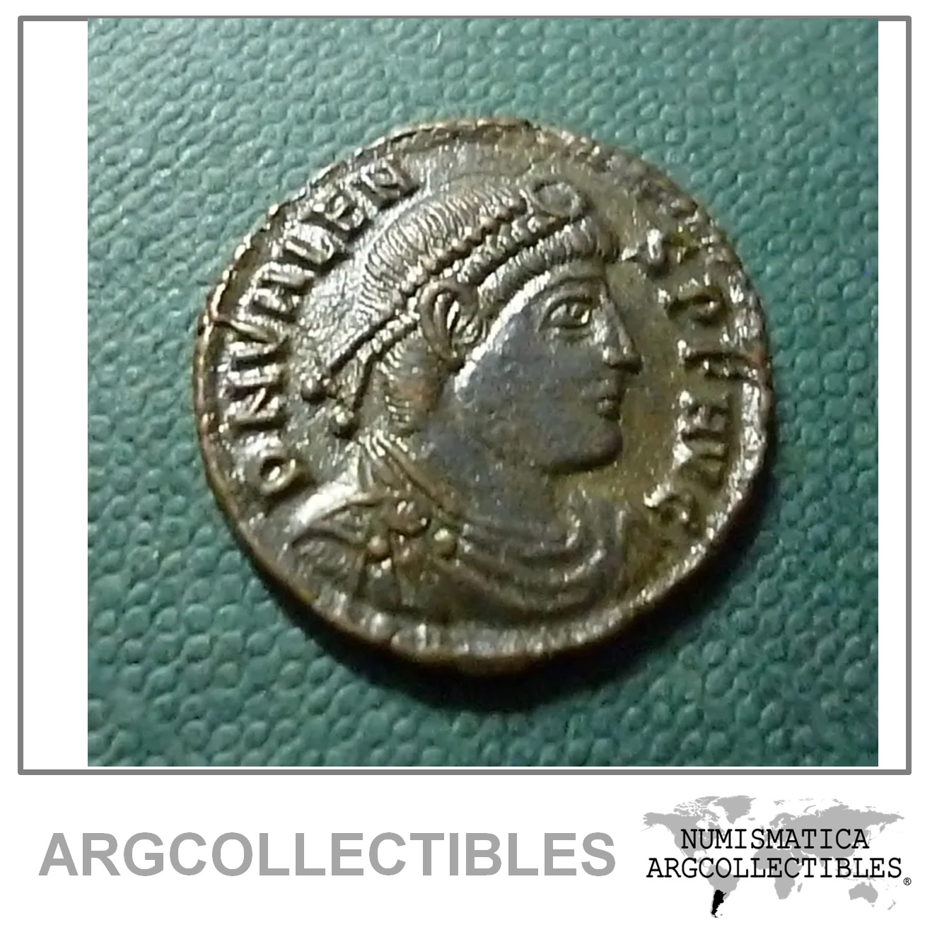 Roma Moneda Del Emperador Valente Ae Centenional Año 364 Dc Ceca Siscia ...