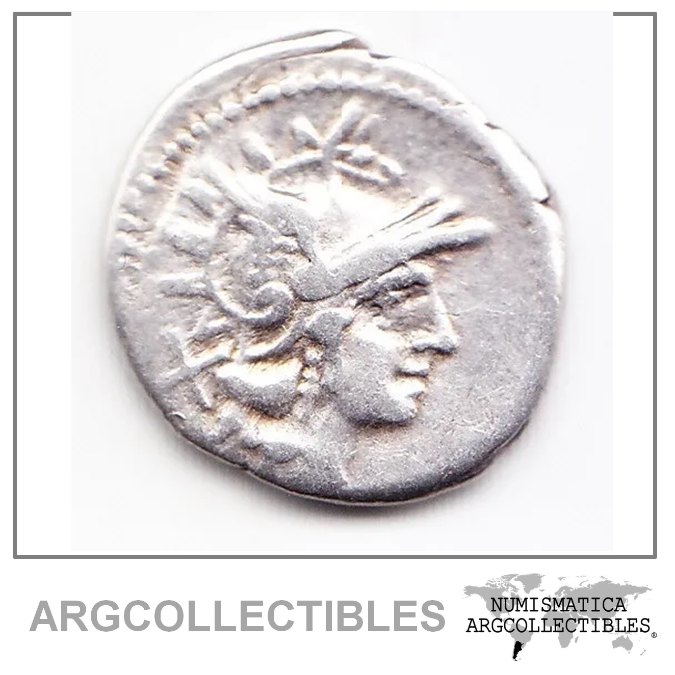 Roma Republica Romana Moneda Denario Fourree 179 – 170 Ac – Argcollectibles