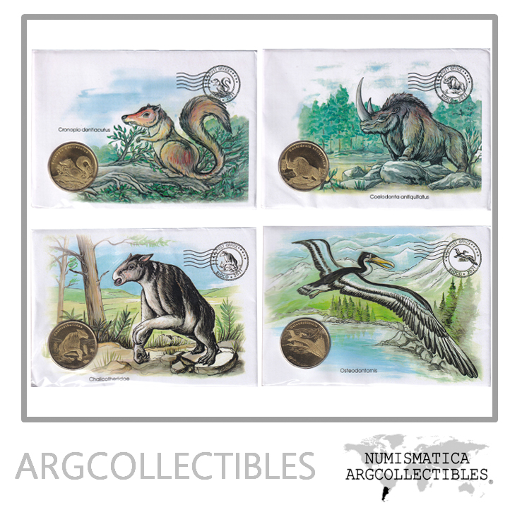 Bioco Set x4 Monedas 2021 Dinosaurios UNC – Argcollectibles